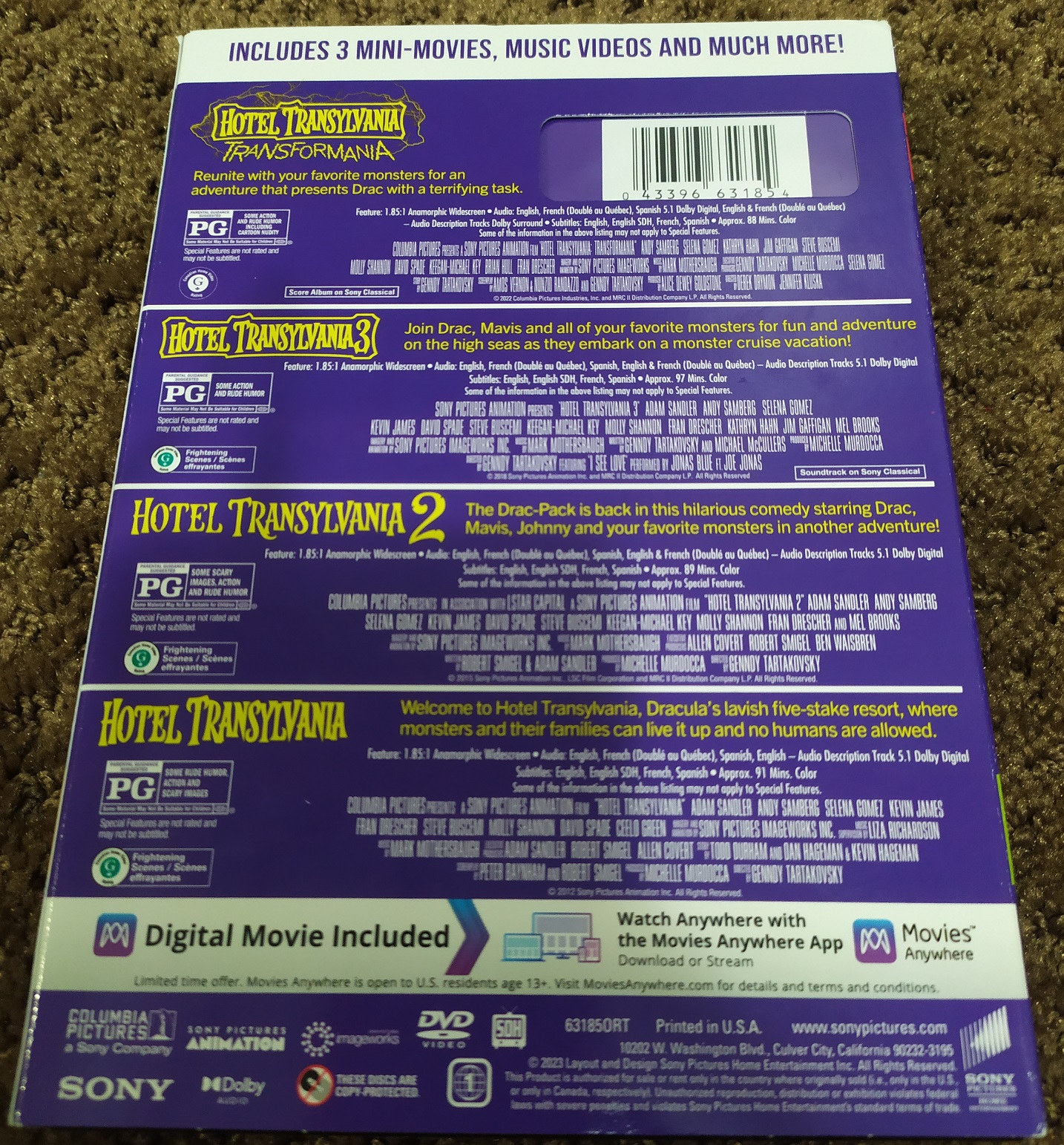 “Hotel Transylvania” 4-Movie Collection – DVD Review – The Geekiary